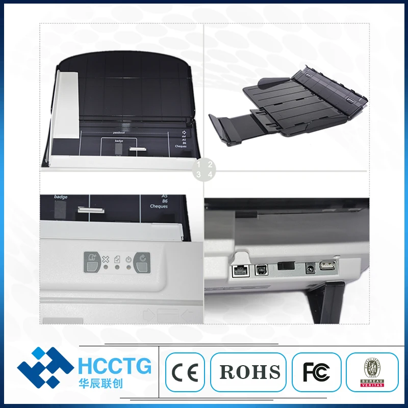 All In One Inkjet Printer Bank Teller Document Micr Cheque Scanner ...