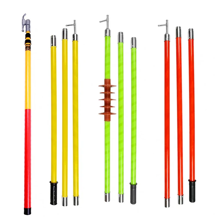 8m Detector Telescopic Universal Spline Electrical High Voltage ...