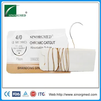 Chromic Catgut Absorbable Surgical Sutures/suture With Cheap Price ...