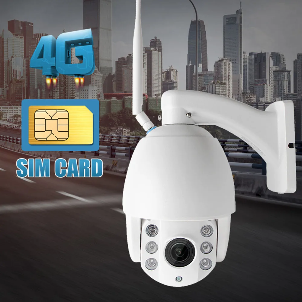 4g Lte Ptz Dome Camera Wire Free Cctv Ip Camera Support Tf Card ...