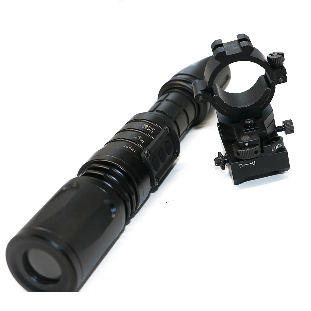Long Distance Rifle Scope Hunting Tactical Green Laser Flashlight ...