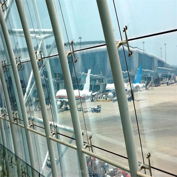 Airport Terminal /train Station Spider Point Support System Glass ...