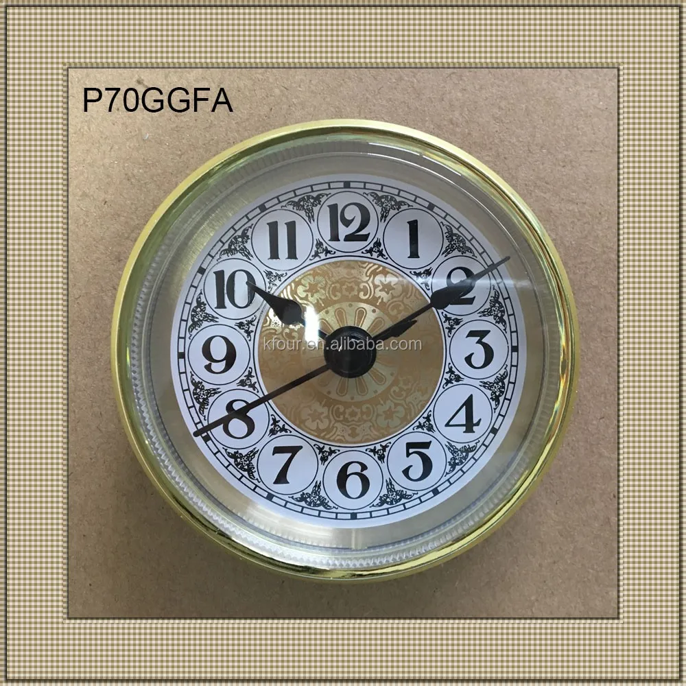 Clock Insert / Clock Fit-ups / Clock Head Dia.70mm (2 3/4 Inches) With ...