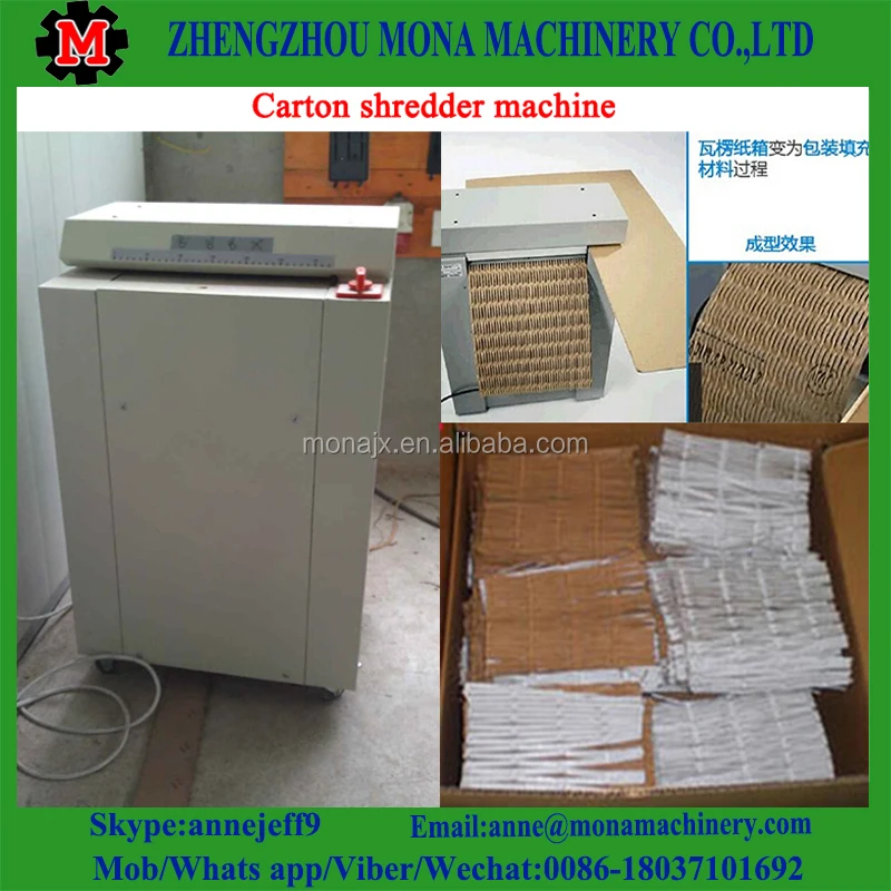 Cardboard Shredder Carton Cutting Machine Honeycomb Packaging Paper ...
