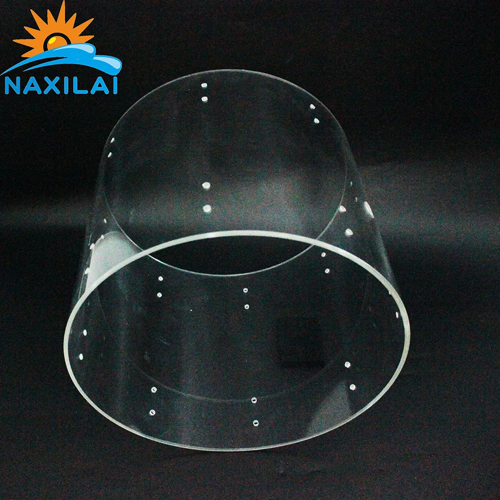 Naxilai Acrylic Cylinder Tank Pmma Cylinder Clear Rigid Plastic Tubing ...