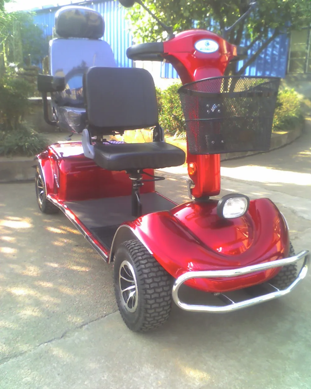 Four Wheel Full Suspension Professional Mobility Scooter with Double ...
