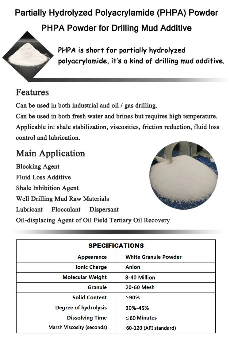 Tertiary Oil Recovery Eor Piling Drilling Muds Fluids Polymers Phpa ...