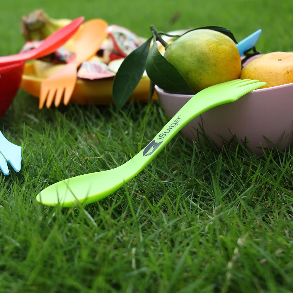 Plastic Reusable Spork Plastic Spoon Fork And Knife In One - Buy ...