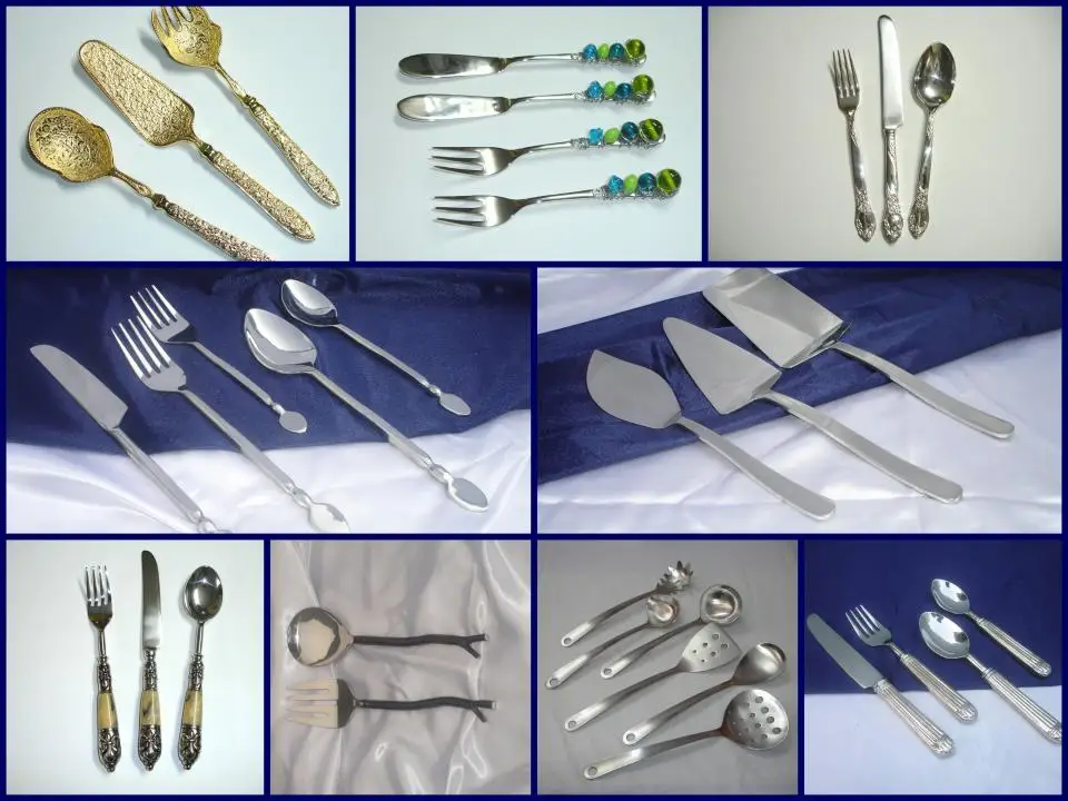 Twisted Wire Bending Luxury Flatware Cutlery Set Stainless Steel 304 ...