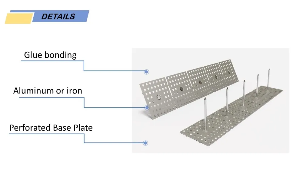 Insulation Pins with Perforated Base Plate - ISOKING