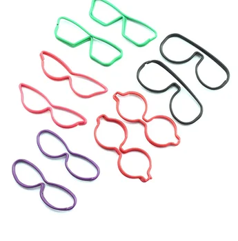 Colorful Glasses Shaped Paper Clips - Buy Glasses Shaped Paper Clip ...