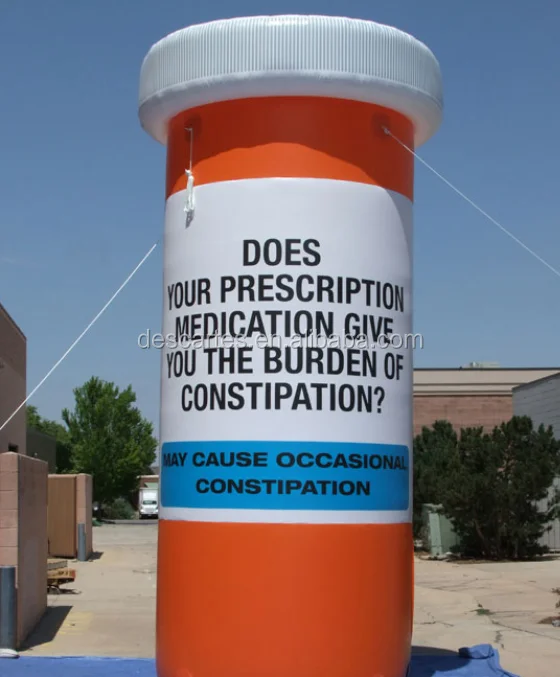 15feet Tall Large Inflatable Pill Bottle Models For Outdoor Advertising ...