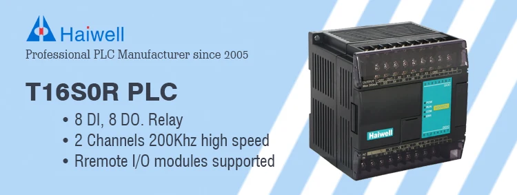 Haiwell T16S0R PLC - 16 Points Controller for Air Compressors