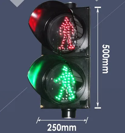 200mm Green Walk Man Traffic Light Pedestrian For Road - Buy Pedestrian ...