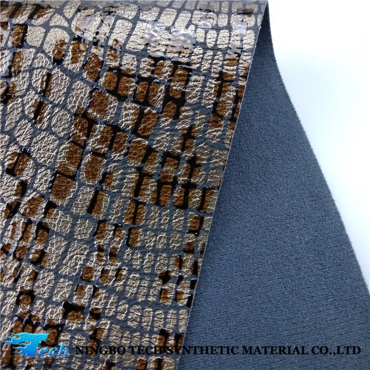 High Quality Embossed Snake Skin Pu Leather For Hand Bag Fuax Leather ...