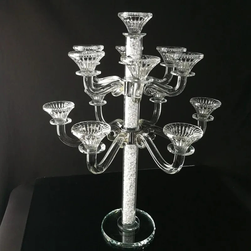 2017 New Design Crystal Candelabra Wedding Centerpieces With Little ...