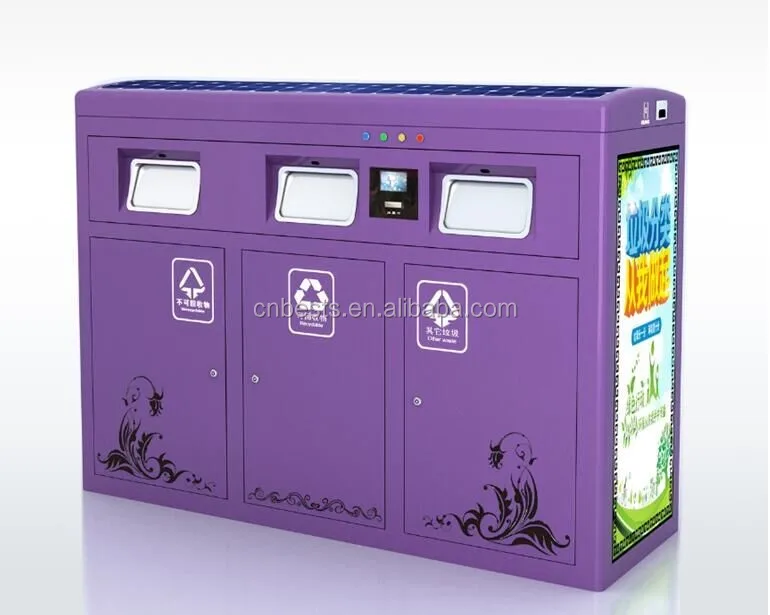 Automatic SS Structure Intelligent Waste Segregation Compress Dustbin