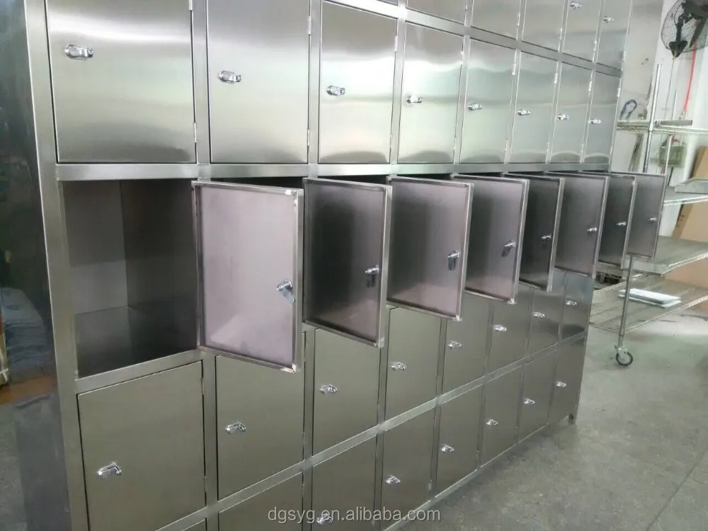 40 Door Stainless Steel Changing Room Lockers For Clean Room Or Hospital - Buy Changing Room ...