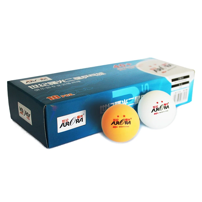 Aurora Custom 2 Star Ping Pong Ball - 40mm Training Ball