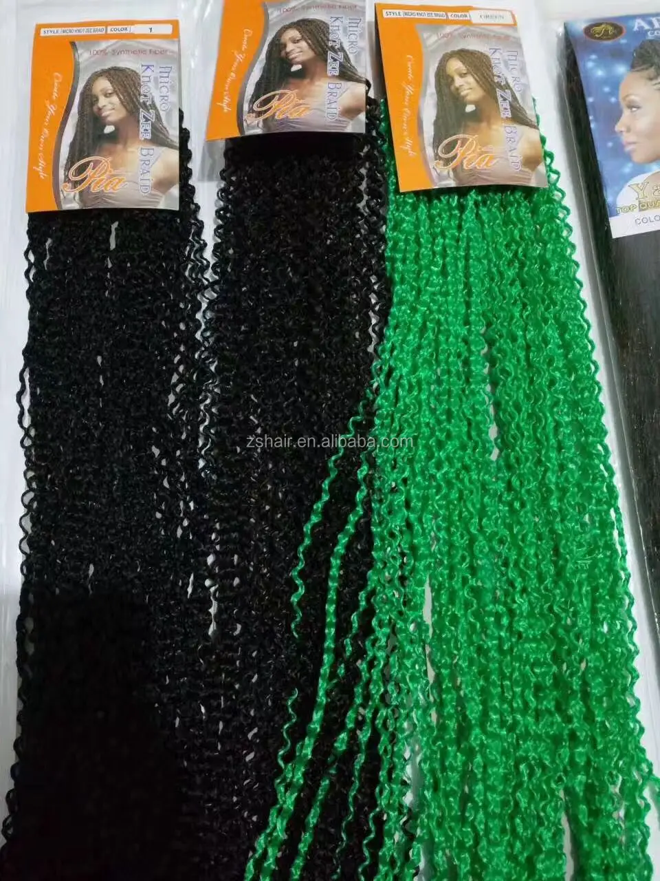 Micro Knot Zizi Braid Hair 24" Synthetic Braiding Hair Natural Curly ...