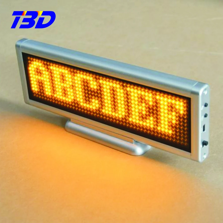 Programmable Moving Mini Led Desk Display - Buy Programmable Led Desk ...