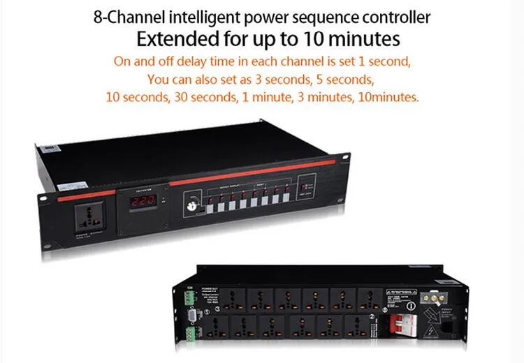 Audio 12 Channel Power Sequencer For Stage Audio Equipment - Buy Power ...