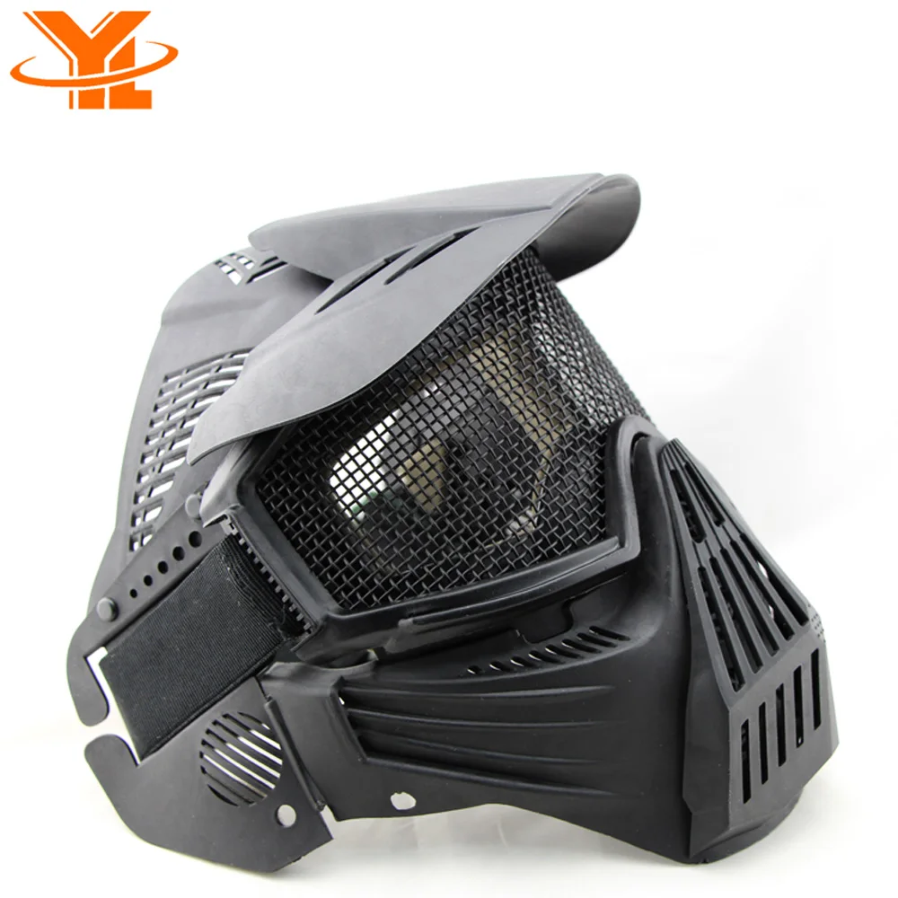 Archery Tag Game Protect Mask - Durable Black Paintball Mask