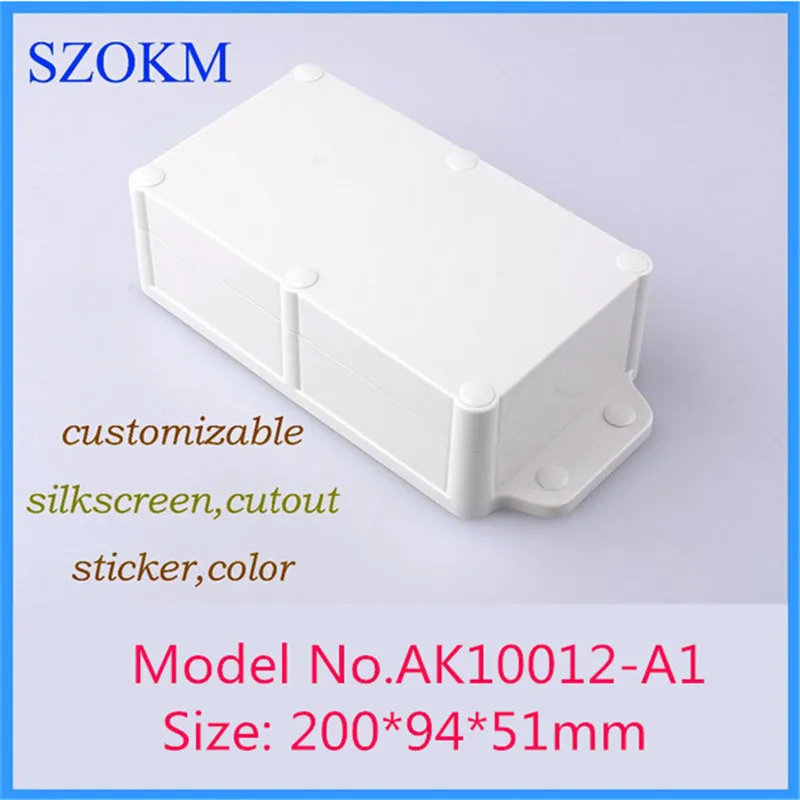 Wall Mounting IP68 Plastic Enclosure with Transparent Cover