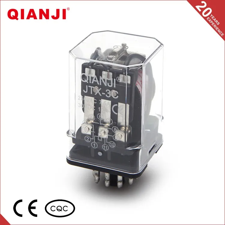 Qianji Wholesale Jtx-3c 10a/240vac 28vdc Power General Purpose Relay - Buy Jtx-3c General ...
