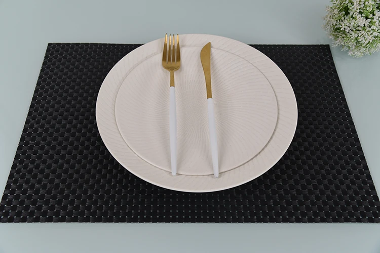 Wholesale Pvc Dinner Plate Mat High Temperature Resistance Placemat ...