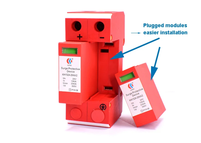 Single Phase Surge Protection Device for Photovoltaic Systems