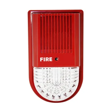 Sounder And Flash Strobe Led Light /warning Light/fire Alarm Bell For Addressable Fire Alarm ...