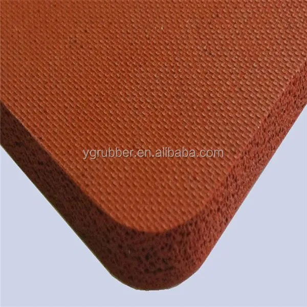 High Temperature Resistance Silicone Foam Sheet For Heat Press Machine ...