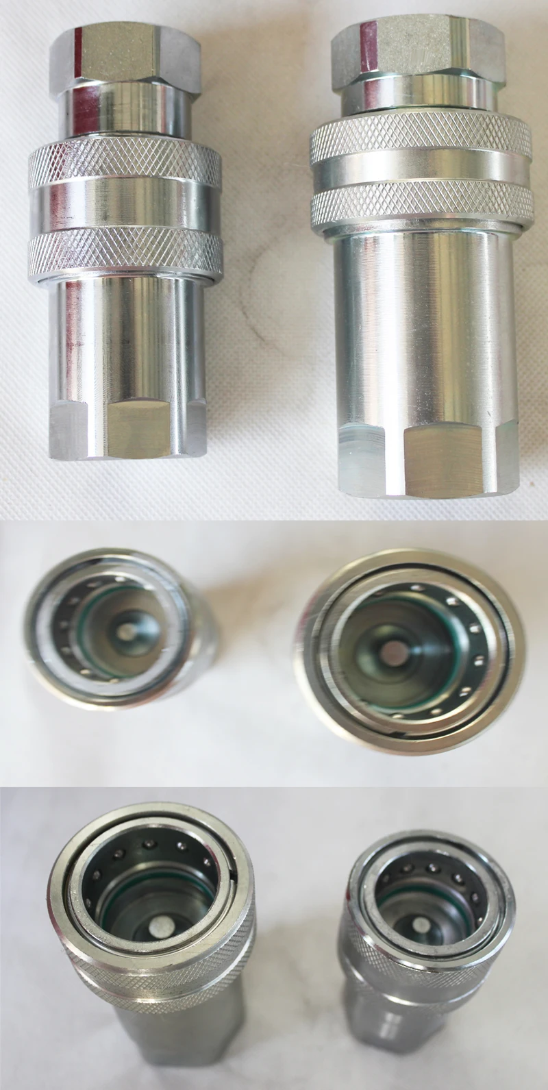 Double Self Closing Open Close Quick Change Connector - Buy Brass Quick ...