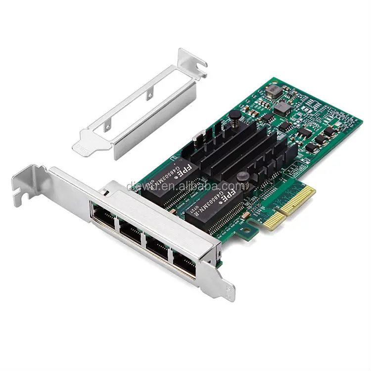 10/100/1000mbps Intel I350 Gigabit Multi Port Rj45 Pci-e X4 Sever Lan ...