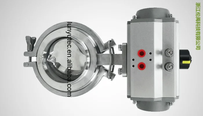 Pneumatic Powder Tablet Butterfly Valve Tank Bottom Discharge Valve for ...