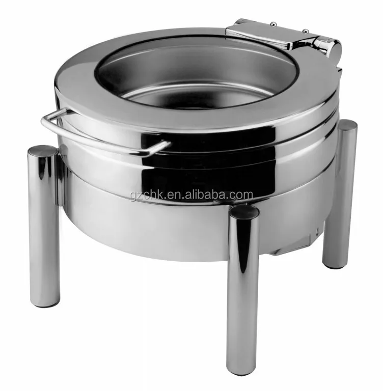 9L YUFEH Stainless Steel Hydraulic Chafing Dish with Glass Lid - Chen ...