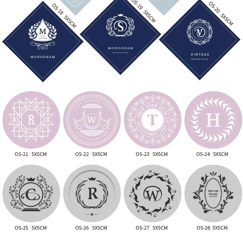Custom Design Self-adhesive Label Trademark LOGO Advertising Printing ...