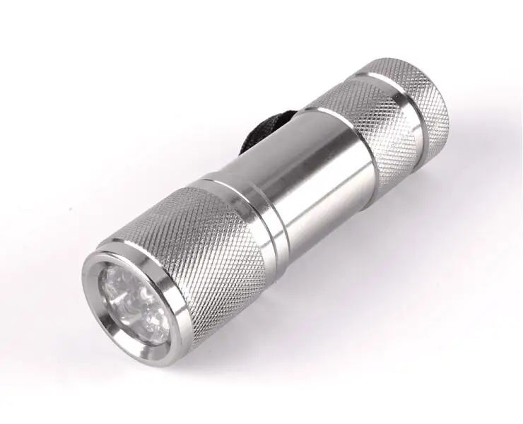 Promotional 9 LED Flashlight - High Power Mini Light Torch
