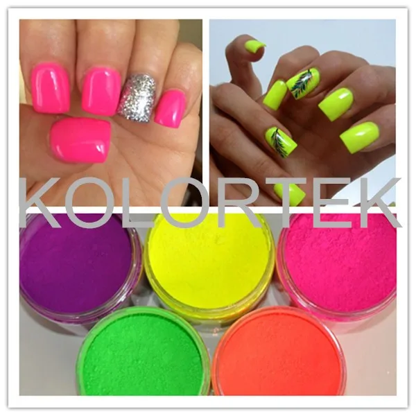 Neon Nail Enamel Dyes Powder,Neon Fluorescent Powder,Fluorescent Neon ...