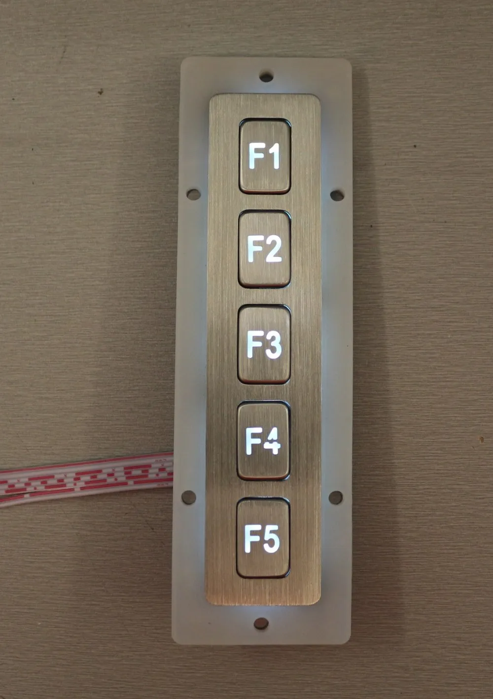 5 keys IP65 illuminated usb metal numeric function keypad| Alibaba.com