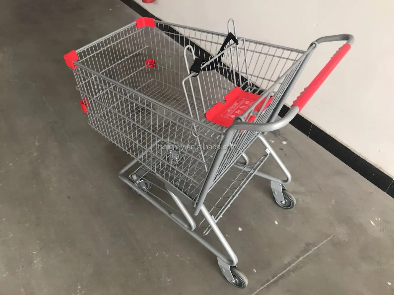 Width 25 Inches 180l Usa Style Supermarket Cart,Supermarket Shopping ...