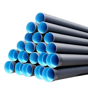 Hdpe 18" 20" Diameter Corrugated Drainage Pipe Large Plastic Road ...