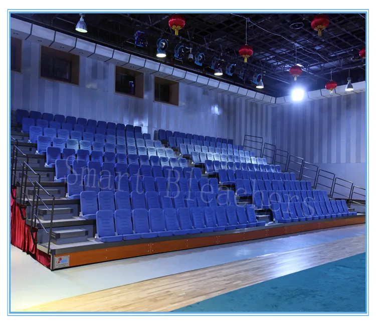 Folding Retractable Auditorium Chair Luxury Seating For Telescopic ...