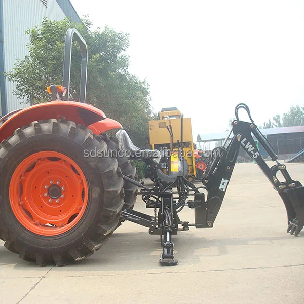 Mini Lovol Tractor Rear Mounted Pto Driven 3 Point Backhoe Attachment ...