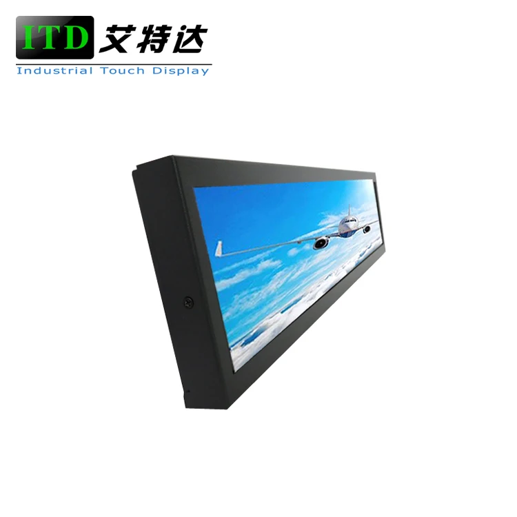 Ultra Wide Bar Stretched Lcd 19 Inch Tft Monitor Dc 24v Input 16:3 ...