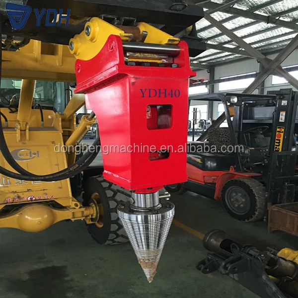 Hydraulic Log Cone Splitter Mounted On Excavator/firewood Screw ...