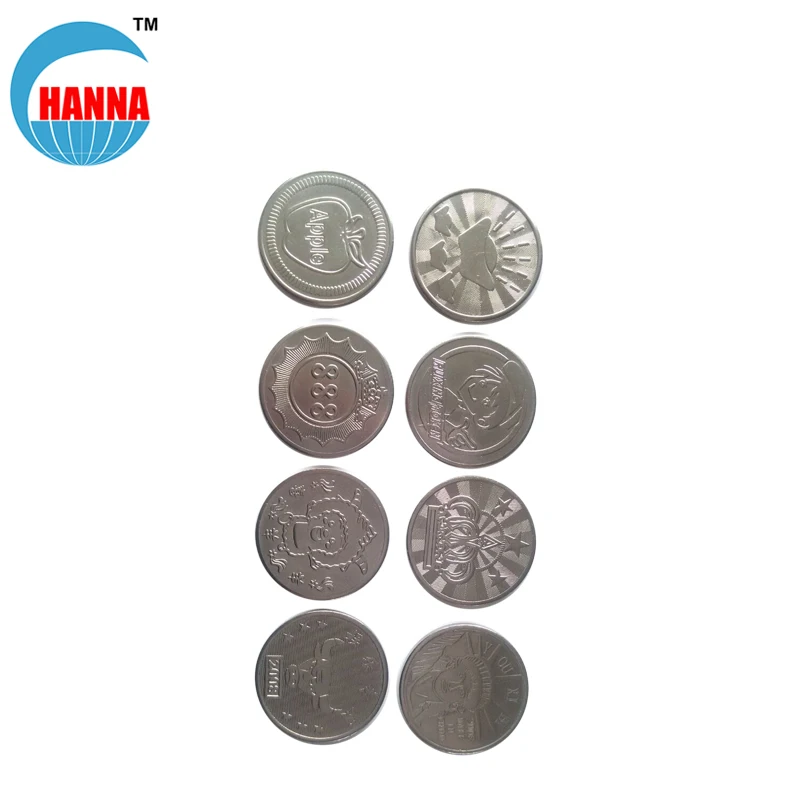 Factory Price Round Stainless Steel Tokens For Game Machines - Buy ...