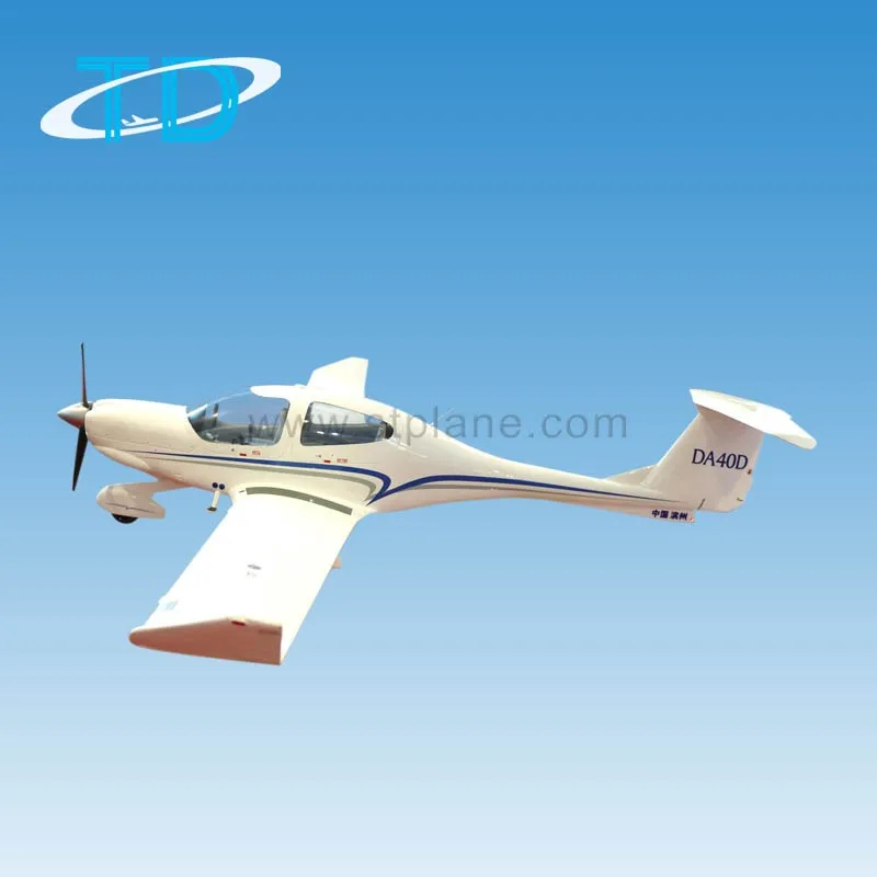 Privatep Jet Model Aircraft Da40 Resin Unmanned Plane Model - Buy ...