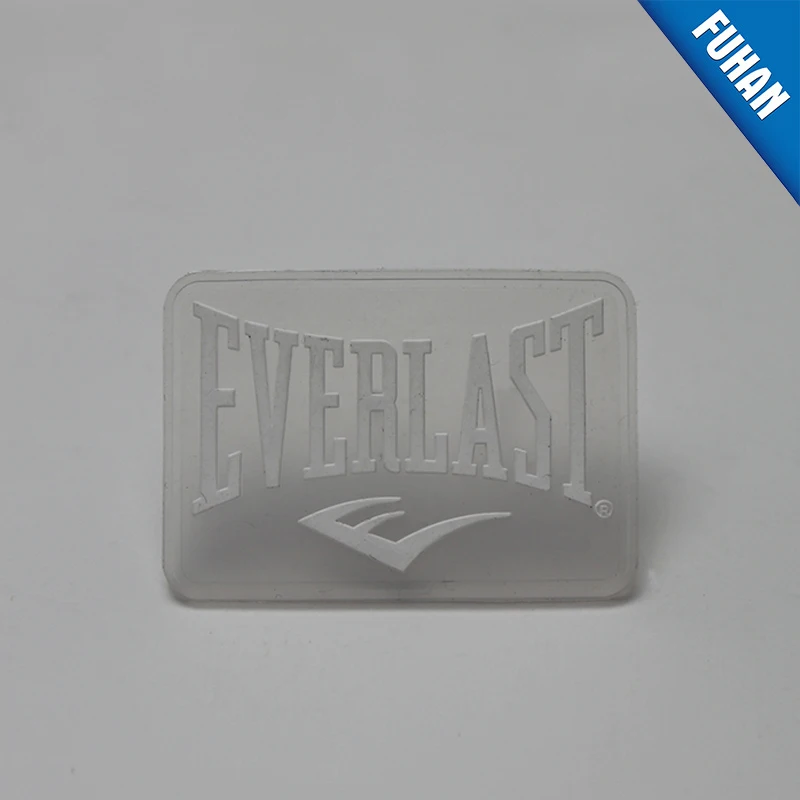 Sustainable Clear Rubber Patches - Embossed Fashion Printing